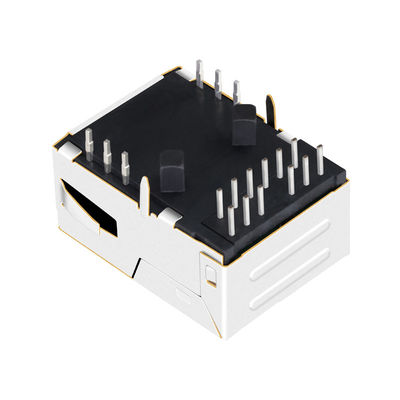 1840428-5 GIGABIT RJ45 Low Profile Magnetics Jack 1000BASE-T Tab Down ...