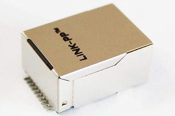 Modular Jacks 10 Pin SMT RJ45 Connector with Filter IEEE 802.3af/at