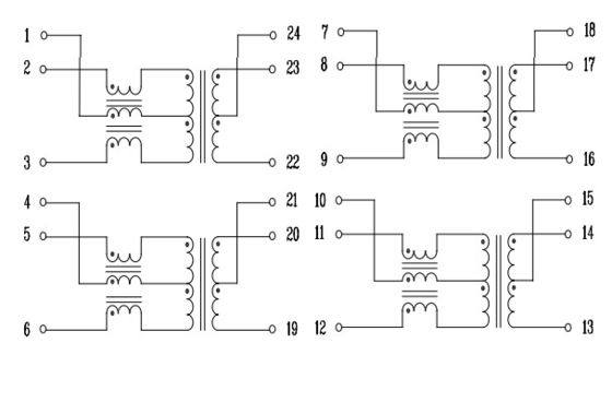 HB5009HLT PoE SMD Pulse Transformer With 1CT:1CT Turns Ratio