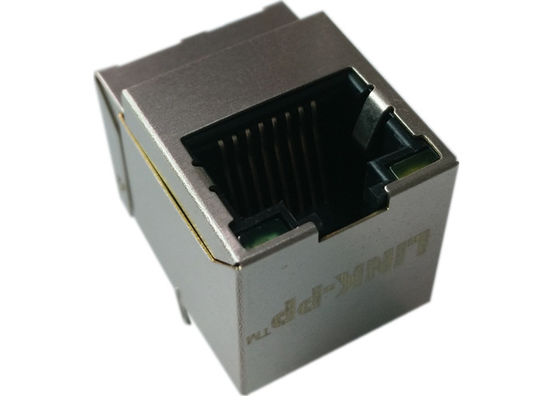 HFJV1-1G41-L12RL 1000Base Vertical RJ45 Jack Shielded w/LED Compatible