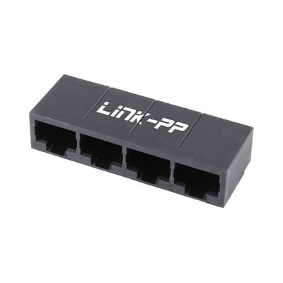 4 Ports Low Profile Modular Jacks 43223-8140 Right Angle