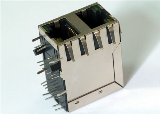 LPJG17610AANL Stacked RJ45 Cross XMH-2116D3018 Dual 2x1 Port 1000Mbps ...