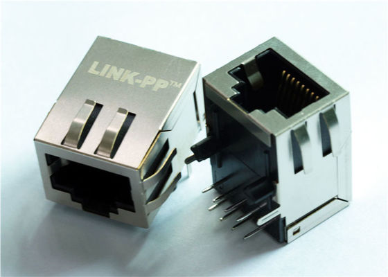 ARJ11E-MASD-M2 Rj45 Modular Jack With Shield , 90 Degree RJ45 Connector