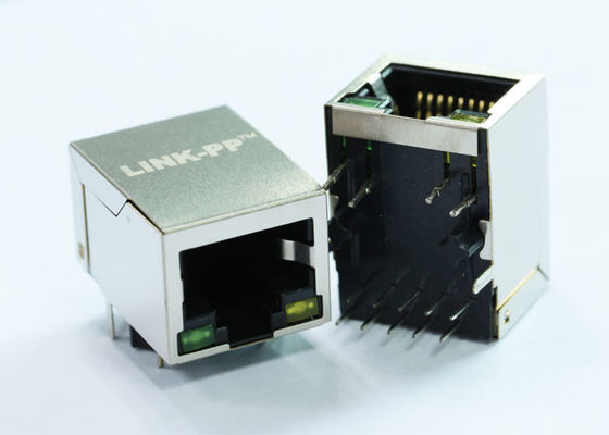 1x1 Port 1000BASE-T POE+ RJ45 Modular Jack With Transformer LPJG4928HENL