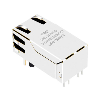 HFJT1-1G16C3-L12RL , LPJK0036AHNL Magnetic RJ45 Jack Gigabit Data Port