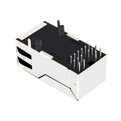 HFJT1-1G16C3-L12RL , LPJK0036AHNL Magnetic RJ45 Jack Gigabit Data Port