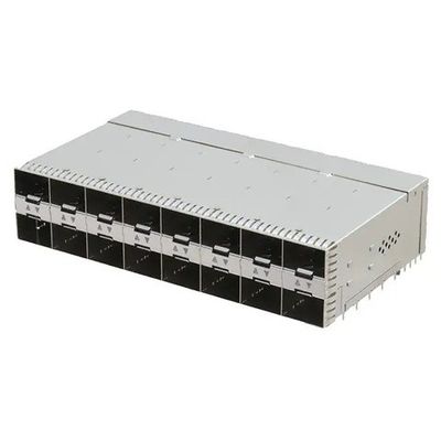 1-2149490-7 2149490-8 CONN SFP+ RCP W/CAGE 2X8 320P RA