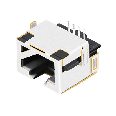 Modular Low-Profile RJ45 Jack SMT Mid Mount Shielded Tab Up 8.5mm ISO9001