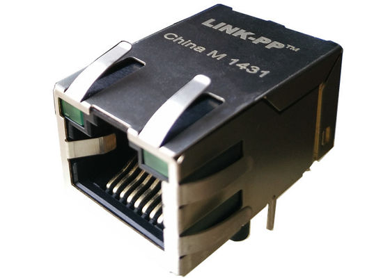 HFJT1-1G11-L12RL Connector Rj45 Fêmea Cat 5 Modular Jack 180º Embedded ...