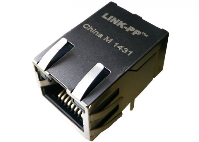 1-6610132-1 1X5 Multi-port RJ45 Gigabit Circuit 10 Pin Shielded W / Leds