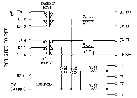 SI-60136-F 90° Angle Magnetic RJ45 Bel - MagJack Integrated Connector ...