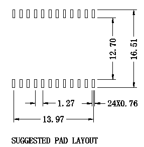 3500V rms Isolation Transformer LP6004NL Gigabit 10/100/1000M 24 Pins ...