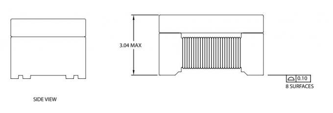TC1000 1G BASE-T SINGLE Port 8PIN SMT ETHERNET TRANSFORMER