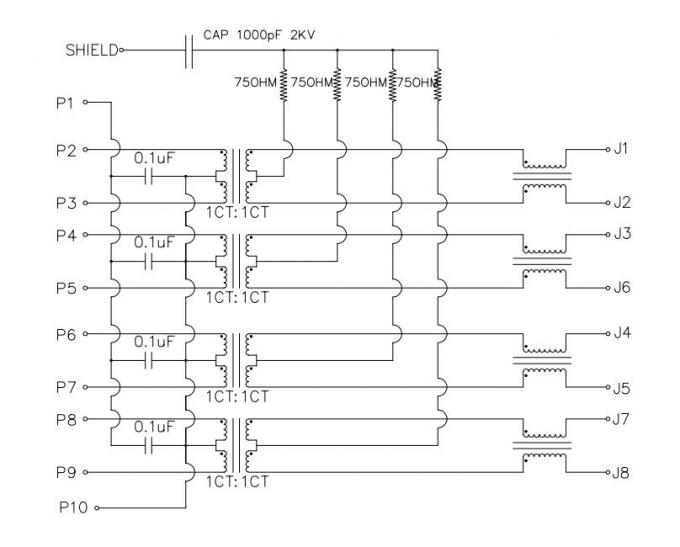 JXD2-0Z25NL 1X1 PORT 1000BASE-T Vertical RJ45 Connector TOP ENTRY With led