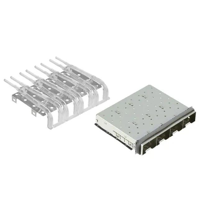 2227729-1 ZSFP+ Cage Assembly Ganged 1x4 Port Connector External ...
