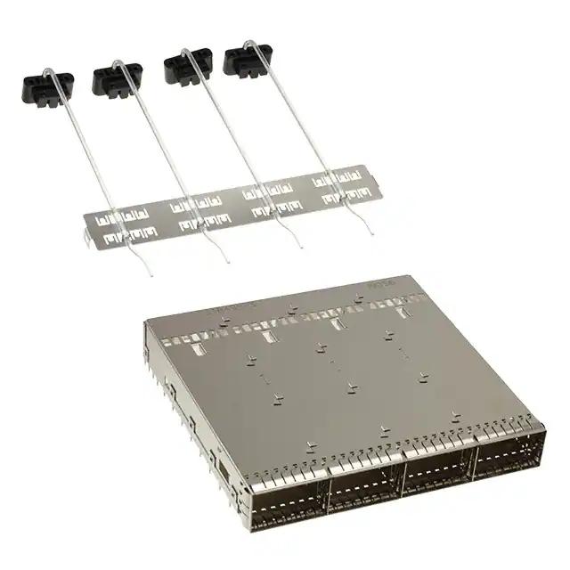 1-2338495-3 TE OSFP Cage 1x4 Connector Modular Jack Included Lightpipe ...