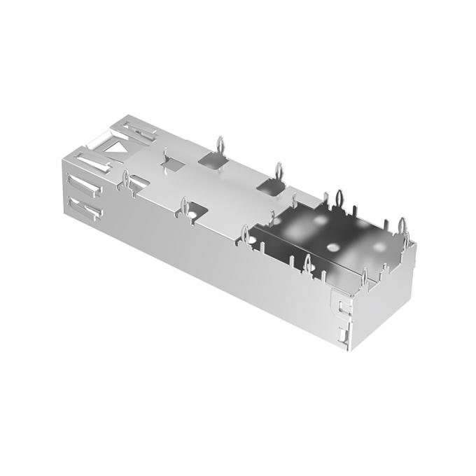 2227023-1 SFP Cage Connector 1x1 Port Right Angle Shielded No Light Pipe