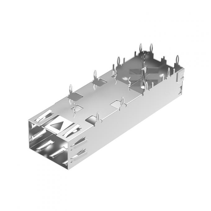 2227023-1 SFP Cage Connector 1x1 Port Right Angle Shielded No Light Pipe