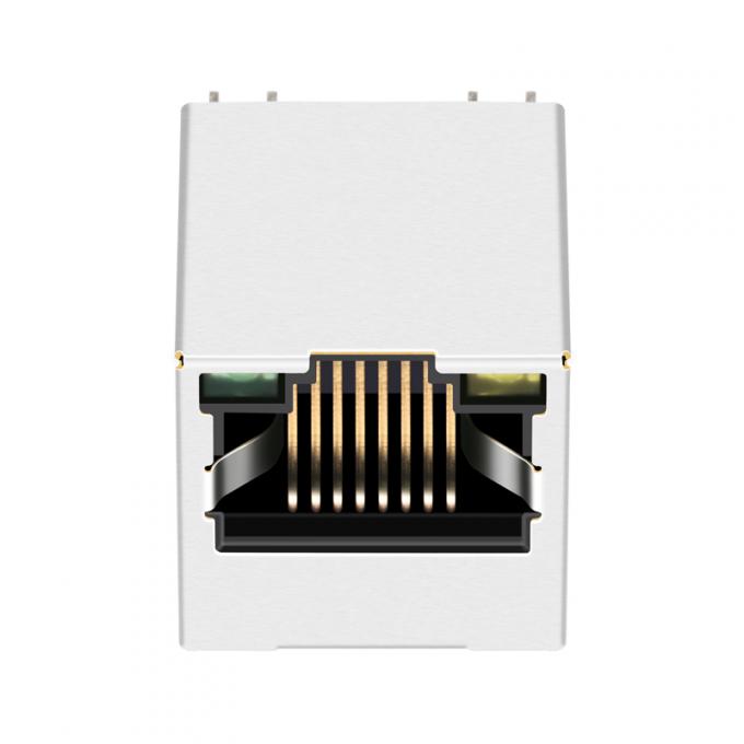 74990101210 10/100 Base-T Vertical RJ45 MagJack Green/Yellow LED ...