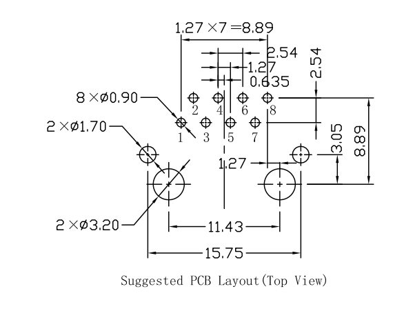 5-2301994-4 Industrial RJ45 Magjack With Integrated Magnetics